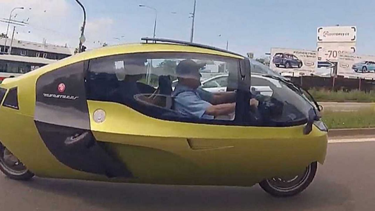 Electric Motorcycle Enclosed