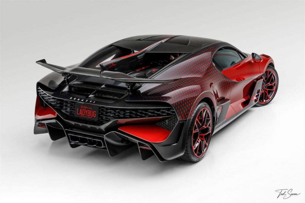 Bugatti Unveils Divo Ladybug with Masterfully Painted Body