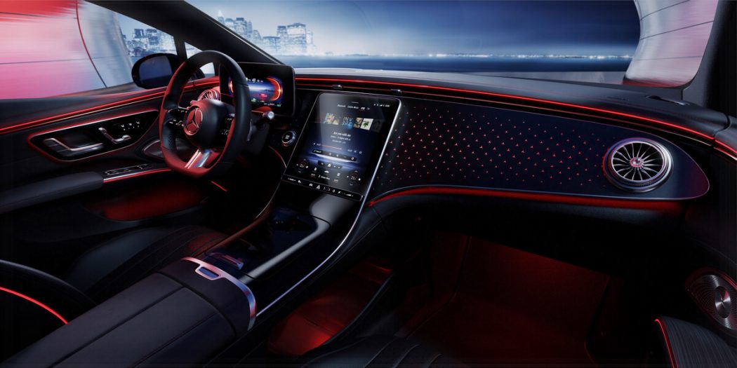 Mercedes-Benz EQS Luxury EV Shows its Breathtaking Interior