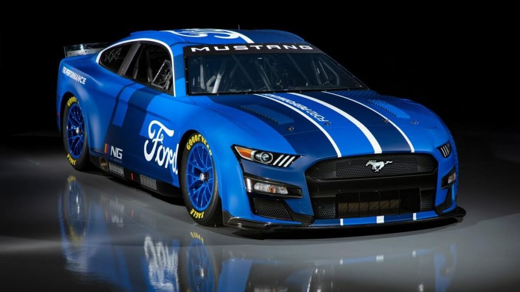 Ford Showcases Next Gen Mustang NASCAR Racing Car
