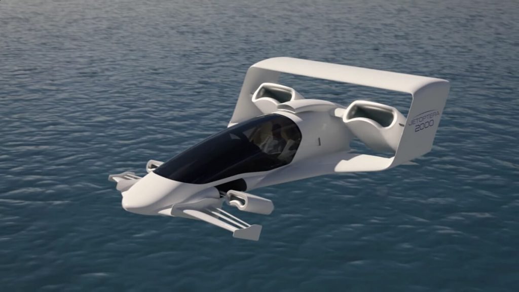 Jetoptera Unveils a Revolutionary J-2000 VTOL with Bladeless Fans
