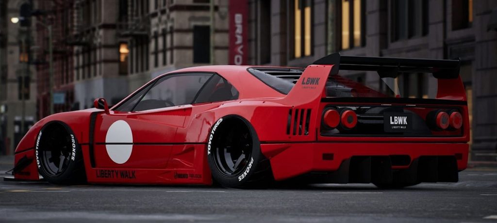 Liberty Walk Shows A Stunning Widebody Ferrari F40
