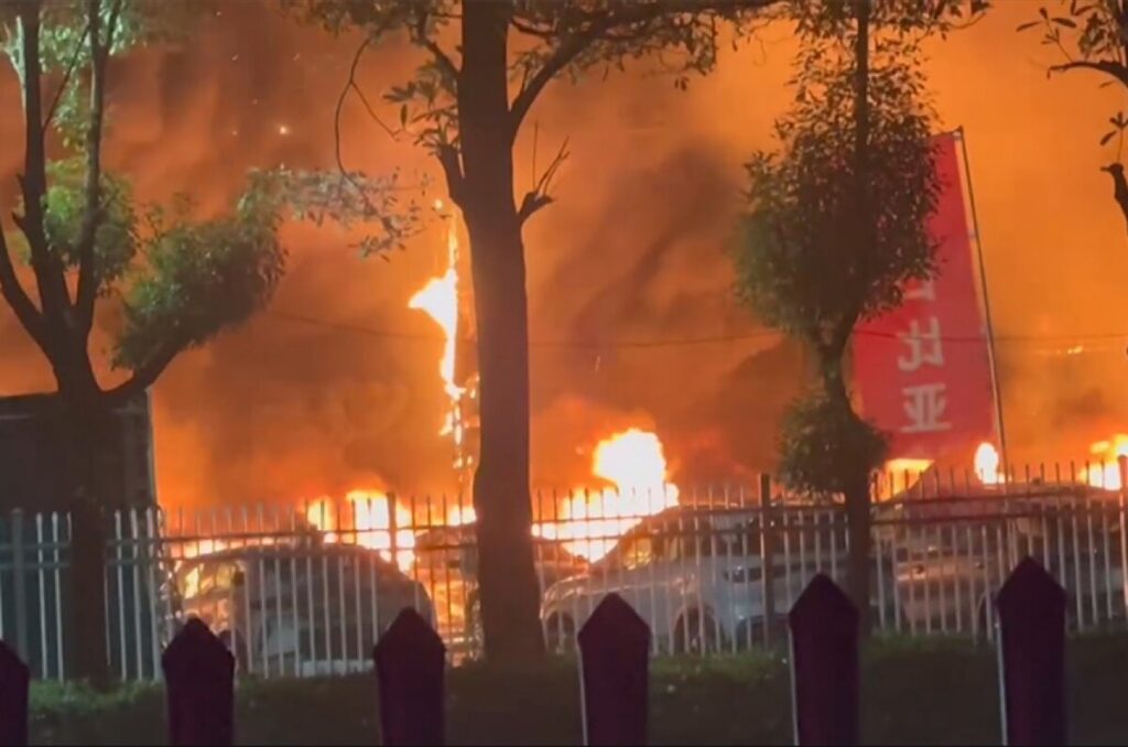 Fire Strikes BYD Showroom for the 10th Time in China